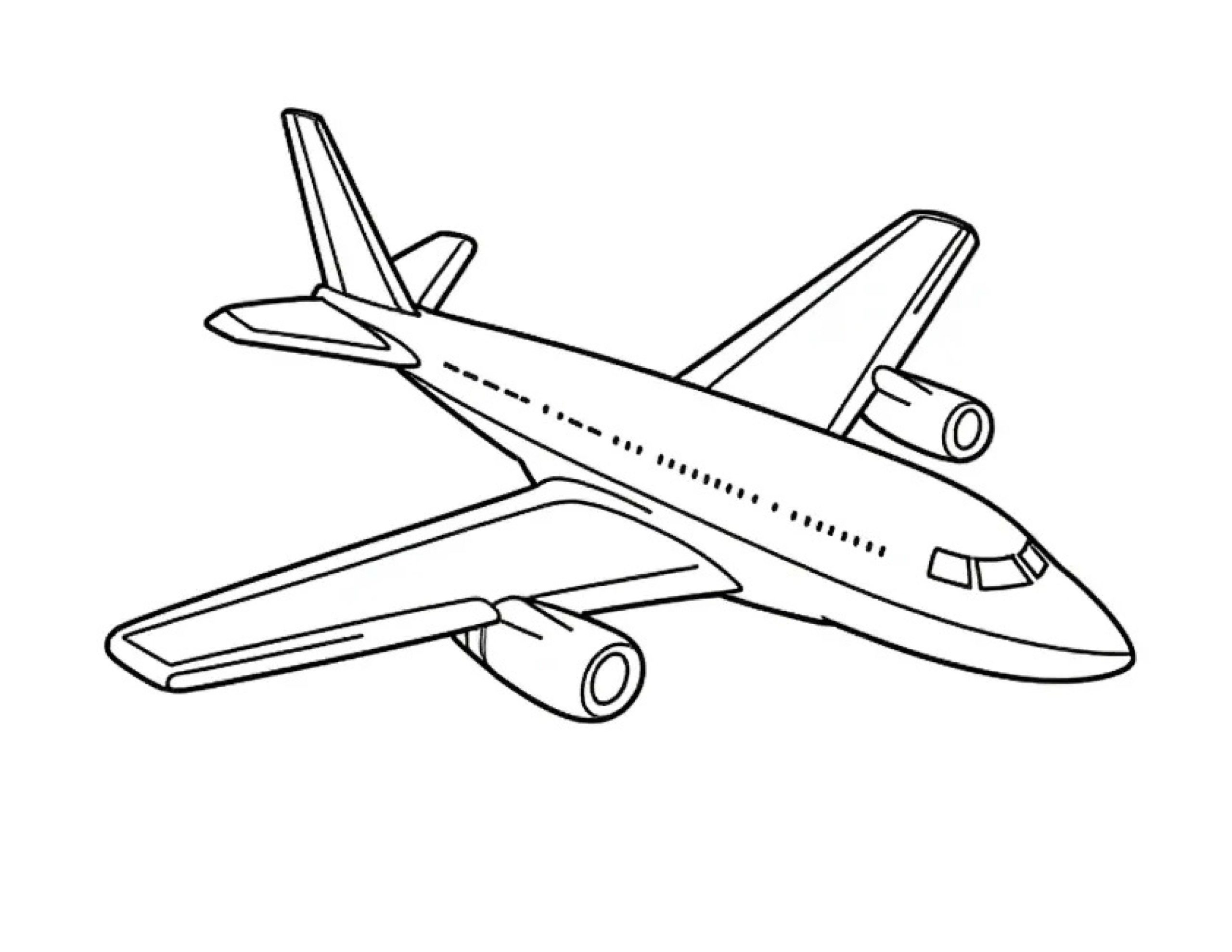 Color the Skies: 7 Free Airplane Coloring Pages for Kids! – Aviation Blog