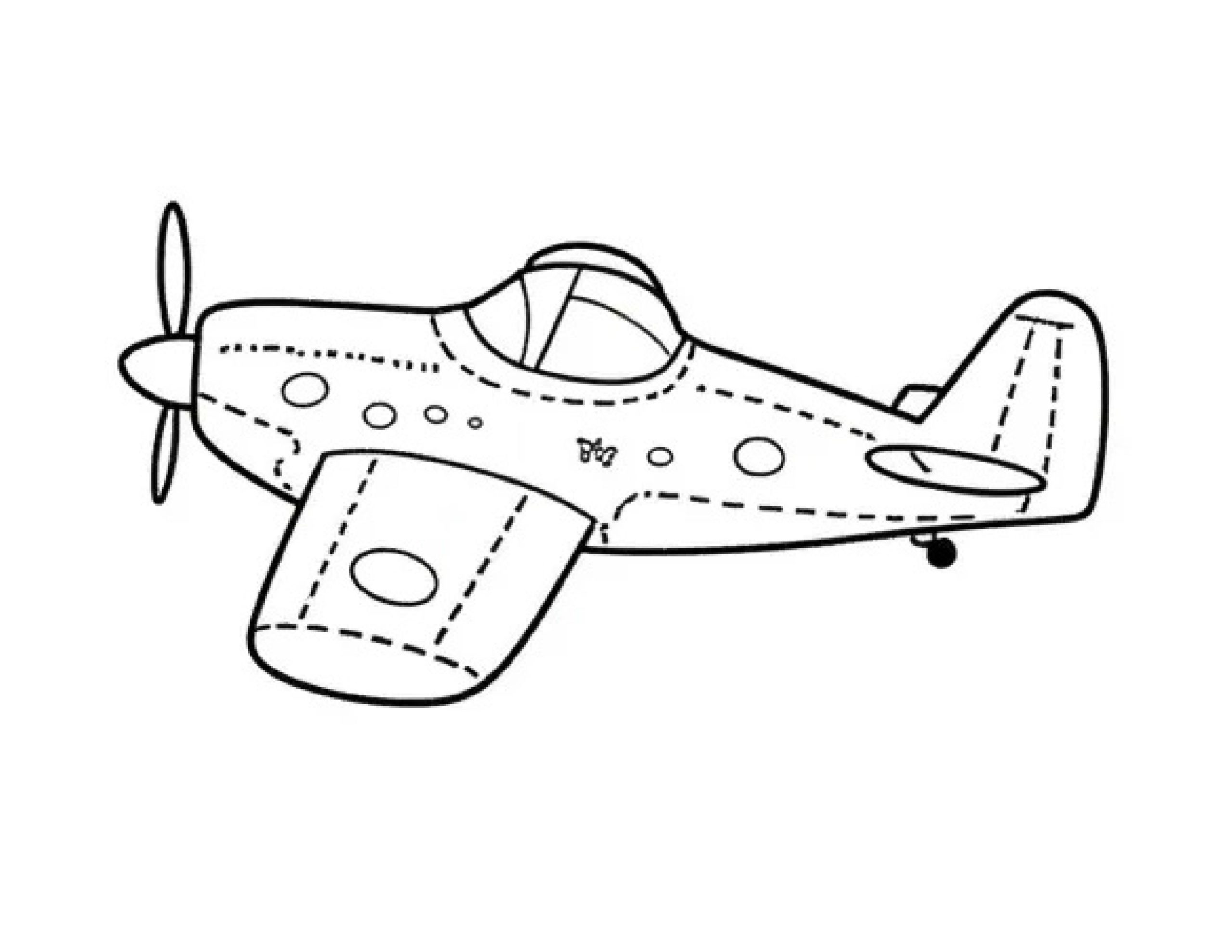 Color the Skies: 7 Free Airplane Coloring Pages for Kids! – Aviation Blog
