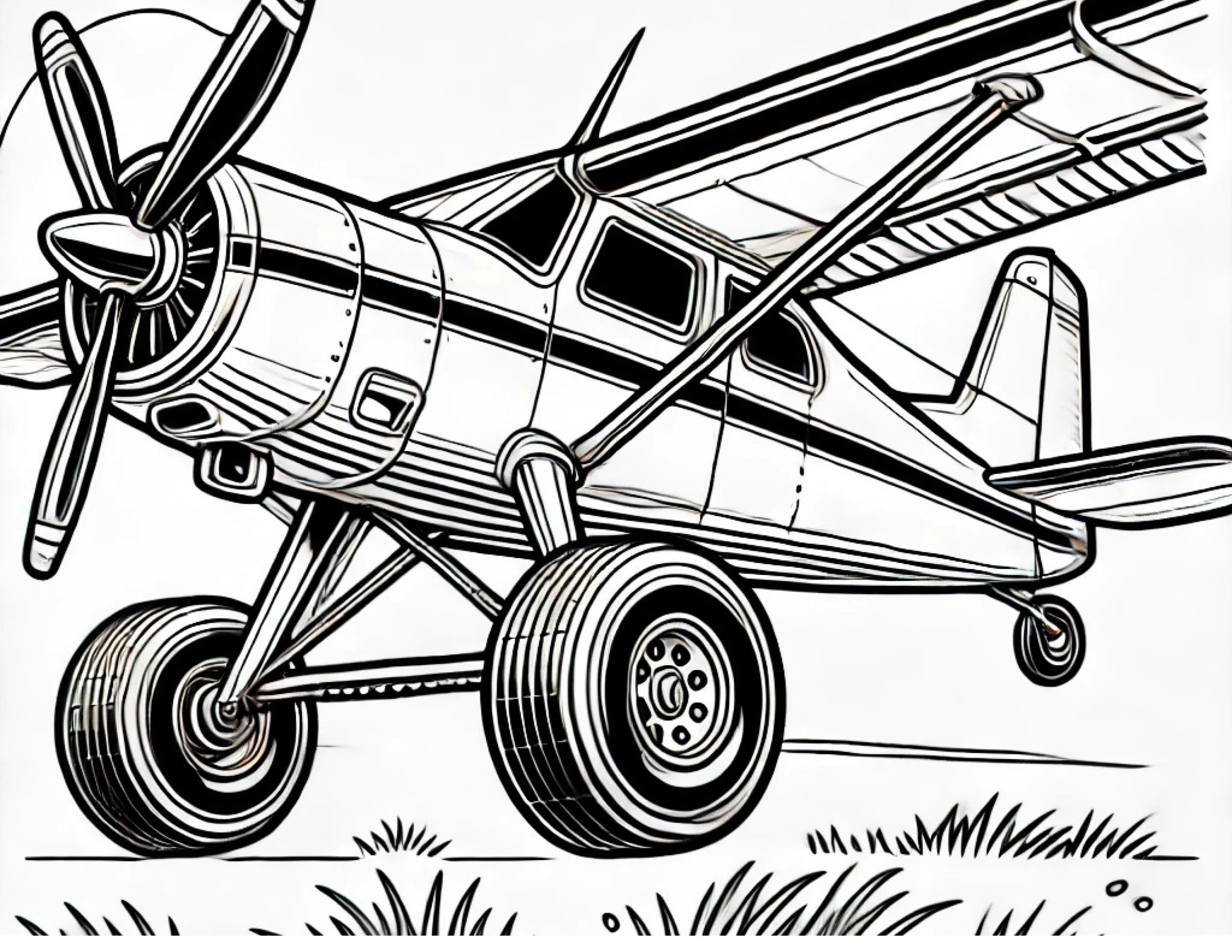 Color the Skies: 7 Free Airplane Coloring Pages for Kids! – Aviation Blog